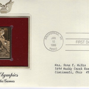 GOLDEN REPLICAS of United States Stamps First Day Covers - Etsy