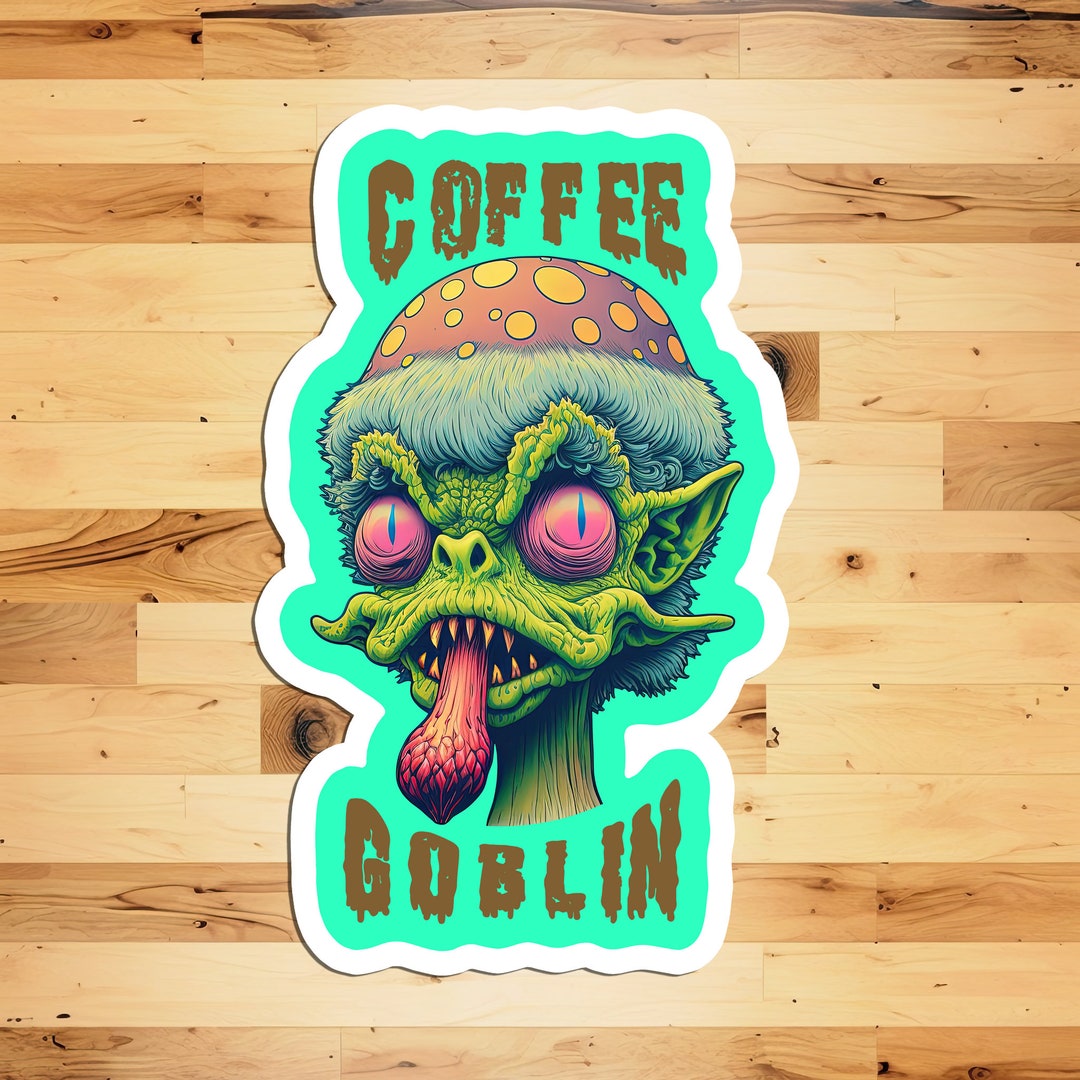 Goblin Sticker Scary Sticker Goblincore Sticker Vinyl Decal for Laptops ...