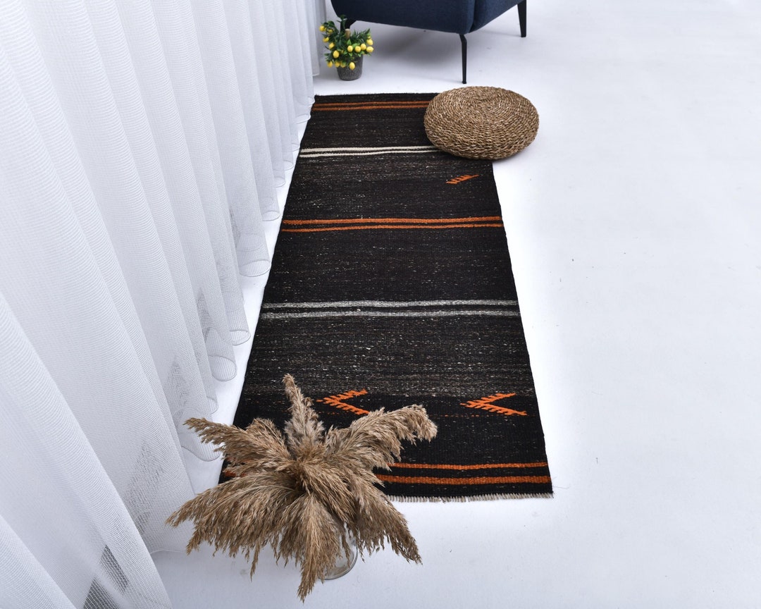 3x6 Vintage Runner, 3x6 Modern Vintage Runner Rug, 3x6, Handmade Wool ...