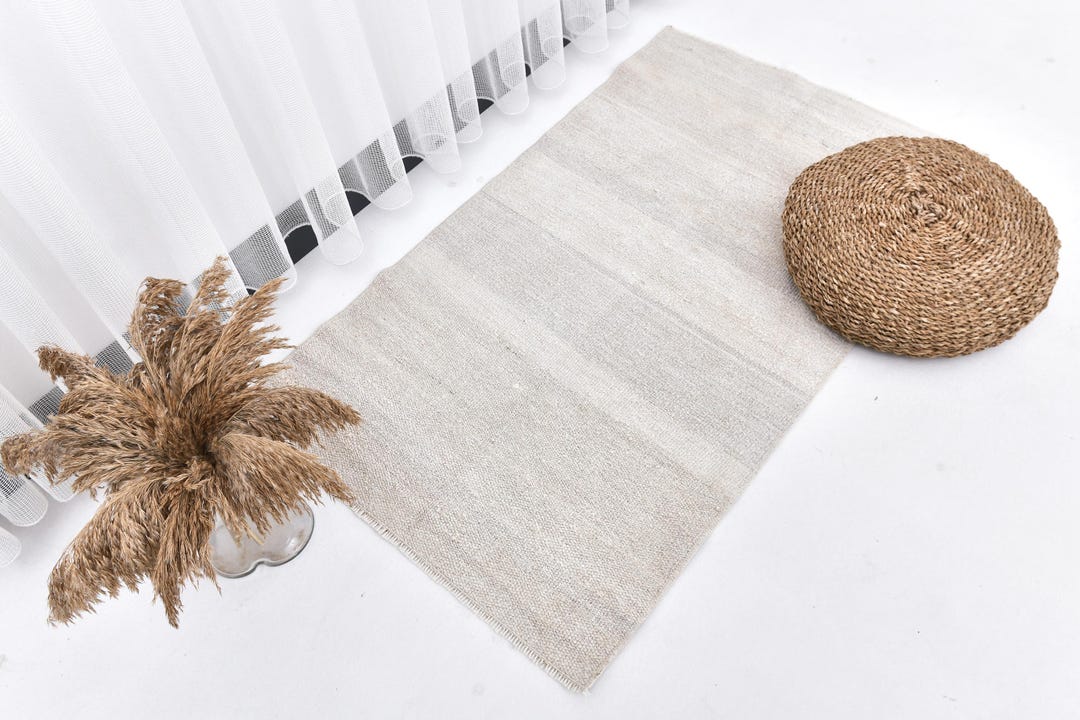2x4 Hemp Rug, 2x4 Hemp Doormat Rug, 2x4 Doormat Rug, 2x4, Neutral ...