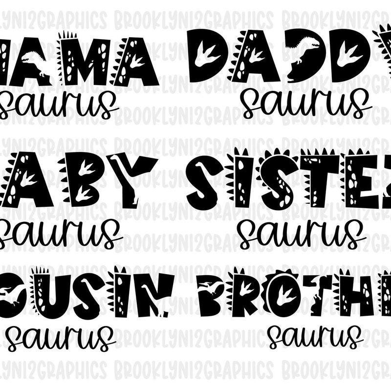 Six a Saurus - Etsy