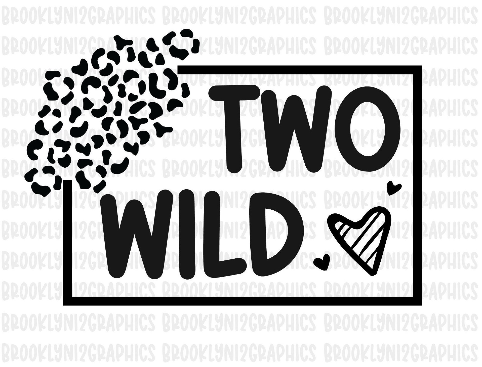 Two Wild SVG | Wild One | Wild Party | Animal Print Party | Birthday ...