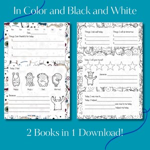 Printable Kid's Gratitude Journal Thanksgiving Diary Fun - Etsy