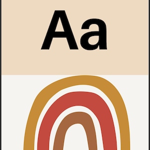 EDUCATIONAL - Boho Alphabet - Etsy