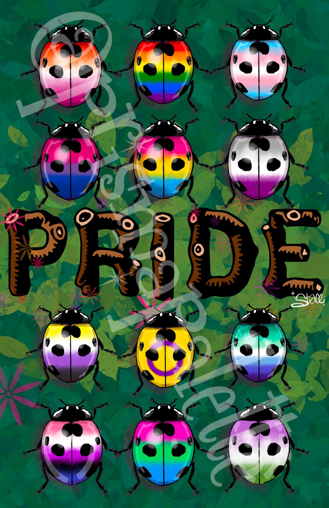 Pride Beetles Poster - Etsy