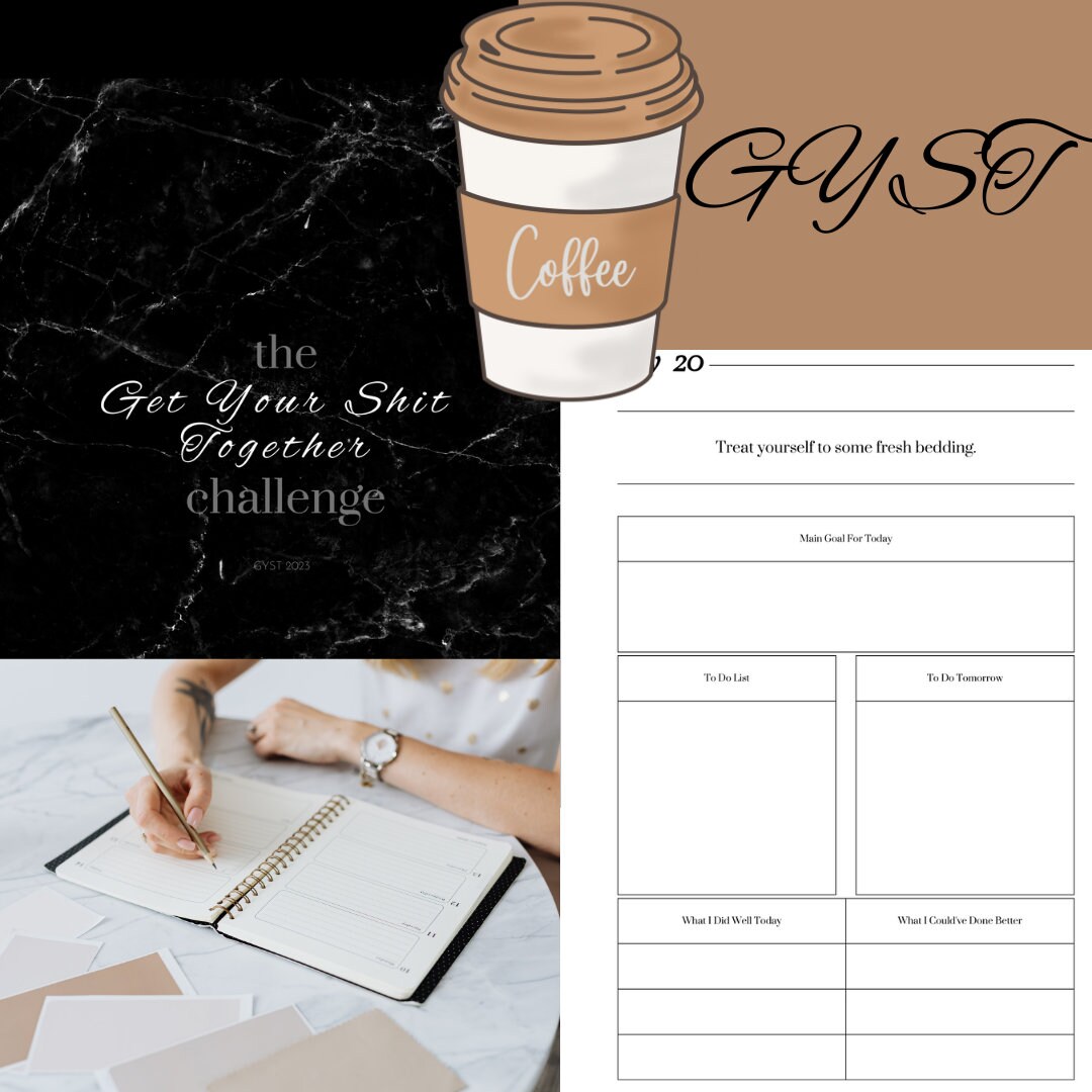 Get Your Stuff Together, DIGITAL DOWNLOAD Workbook, Daily 30 Day ...