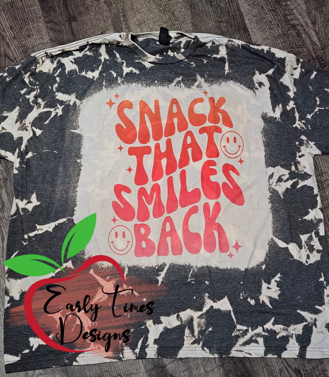 Snack That Smiles Back Bleach Tshirt - Etsy