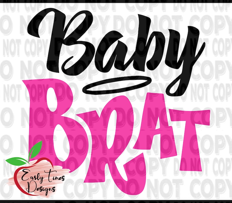 Mama Brat. Baby Brat. Pink. Teal. Png. Svg. Digital Download. - Etsy