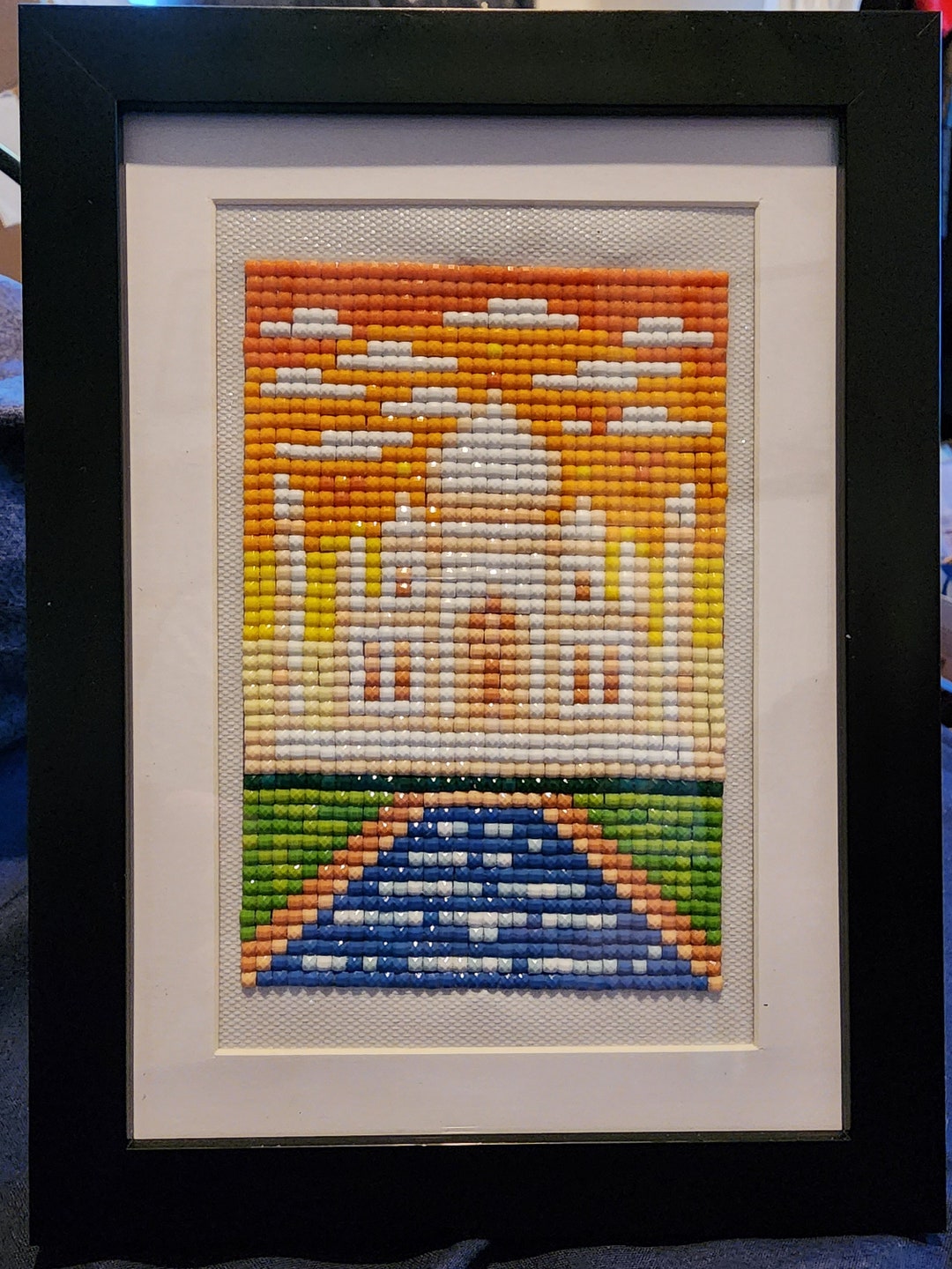 Taj Mahal Diamond Art Completed - Etsy
