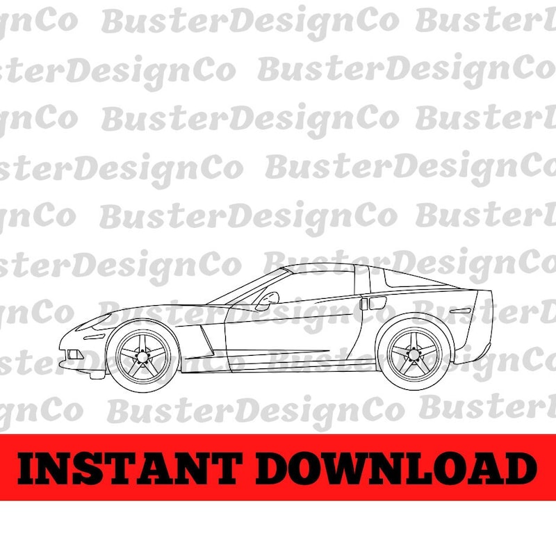 Corvette Svg - Etsy