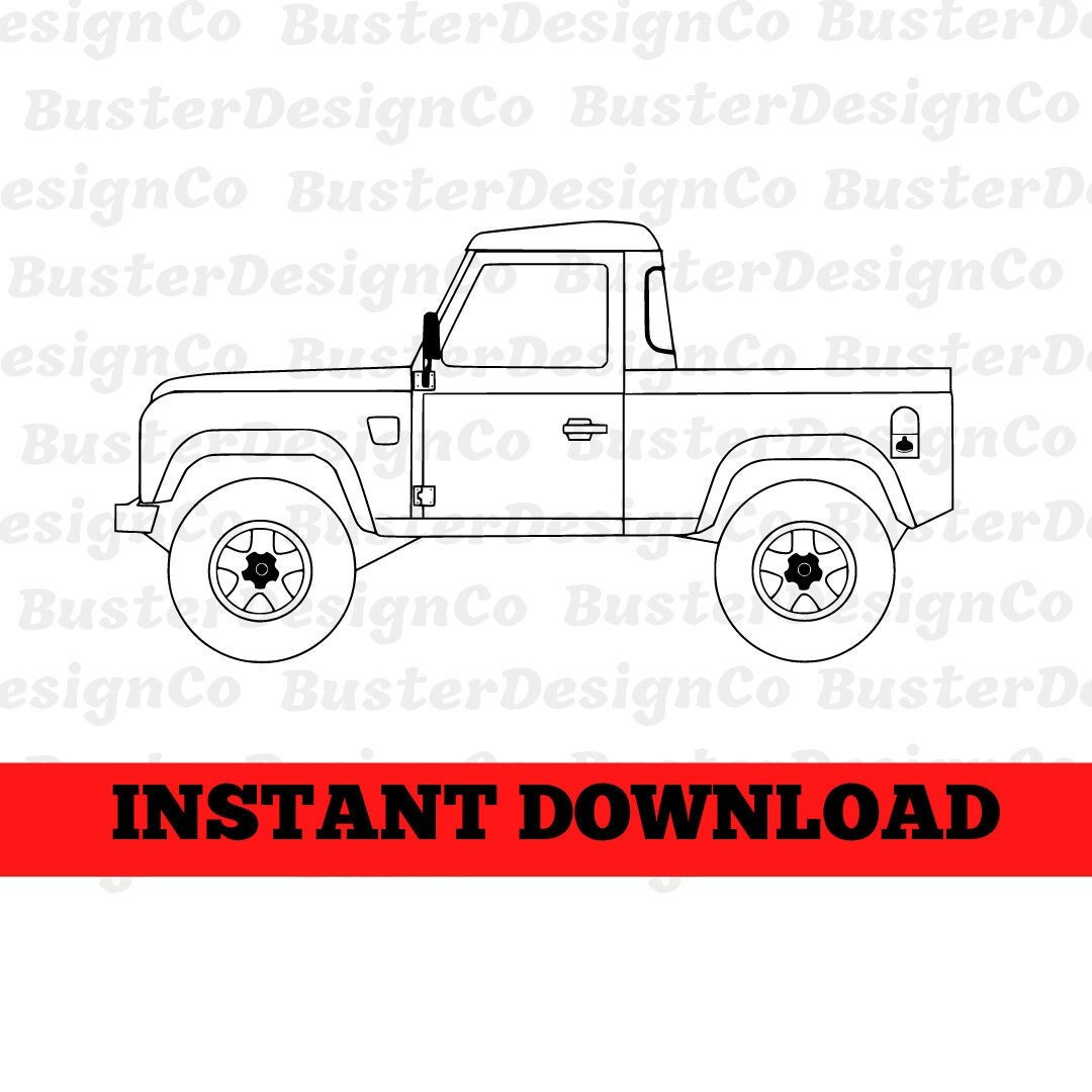 Defender 90 SVG/PNG - Etsy