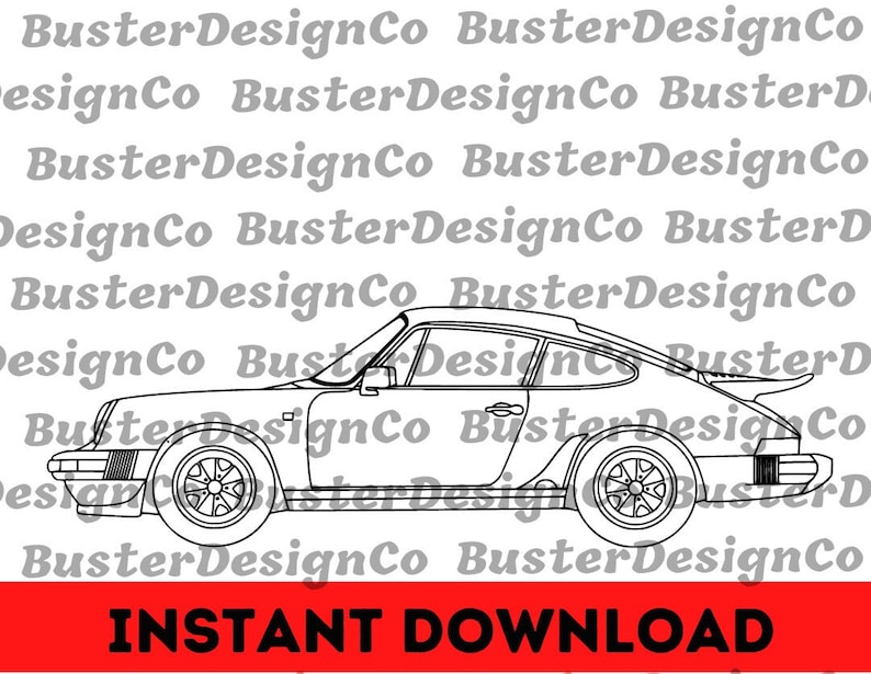 Porsche 911 Turbo G SVG/PNG - Etsy