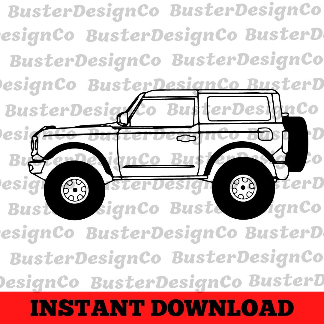 Ford Bronco SVG - Etsy