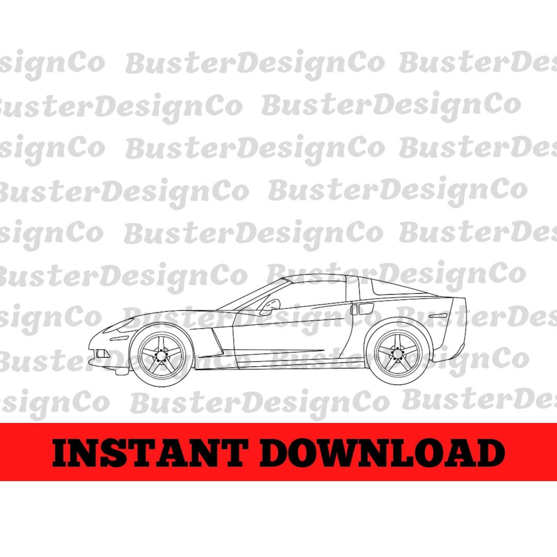 C6 Corvette SVG/PNG - Etsy
