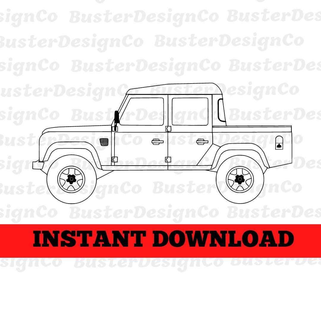 Defender 130 SVG/PNG - Etsy