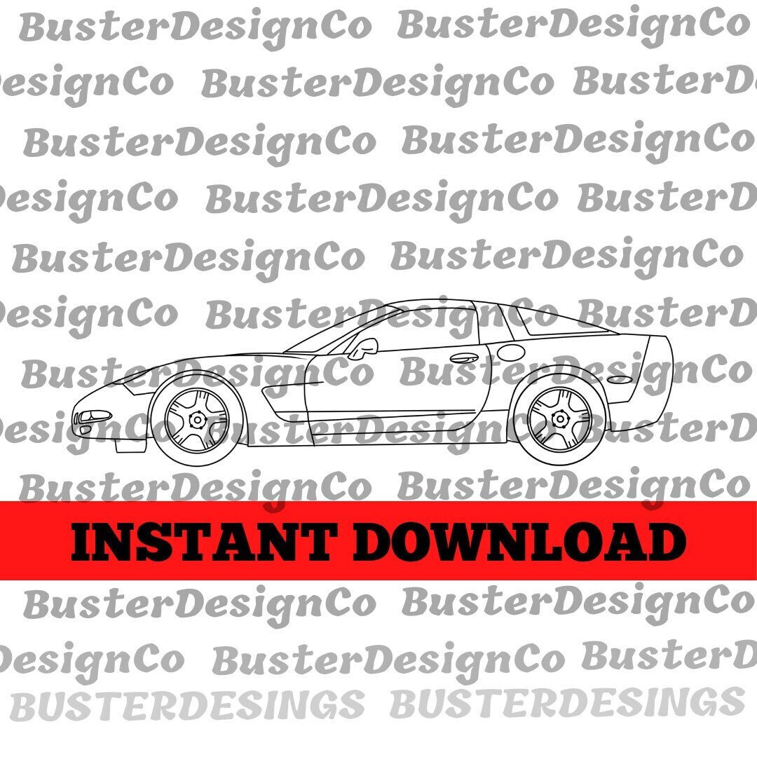 C5 Corvette SVG/PNG - Etsy