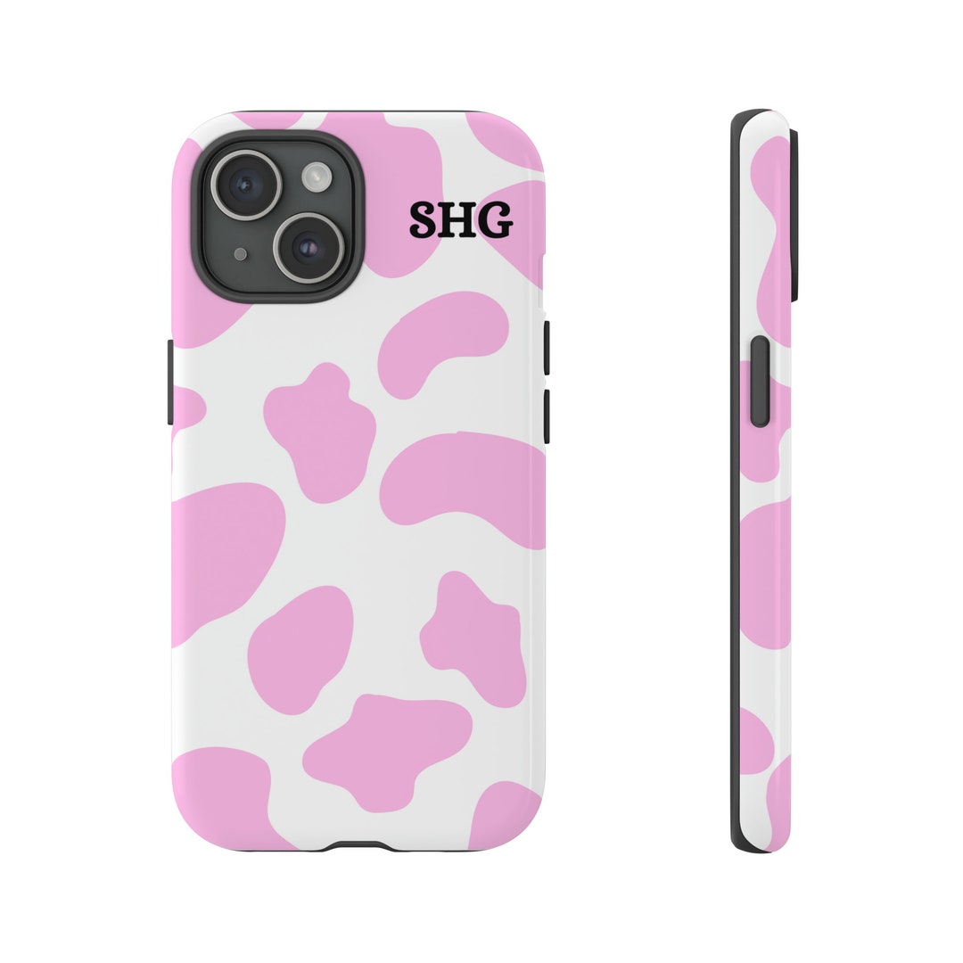 Custom Pink Cow Print iPhone 15 Plus Case iPhone Case for 12 - Etsy