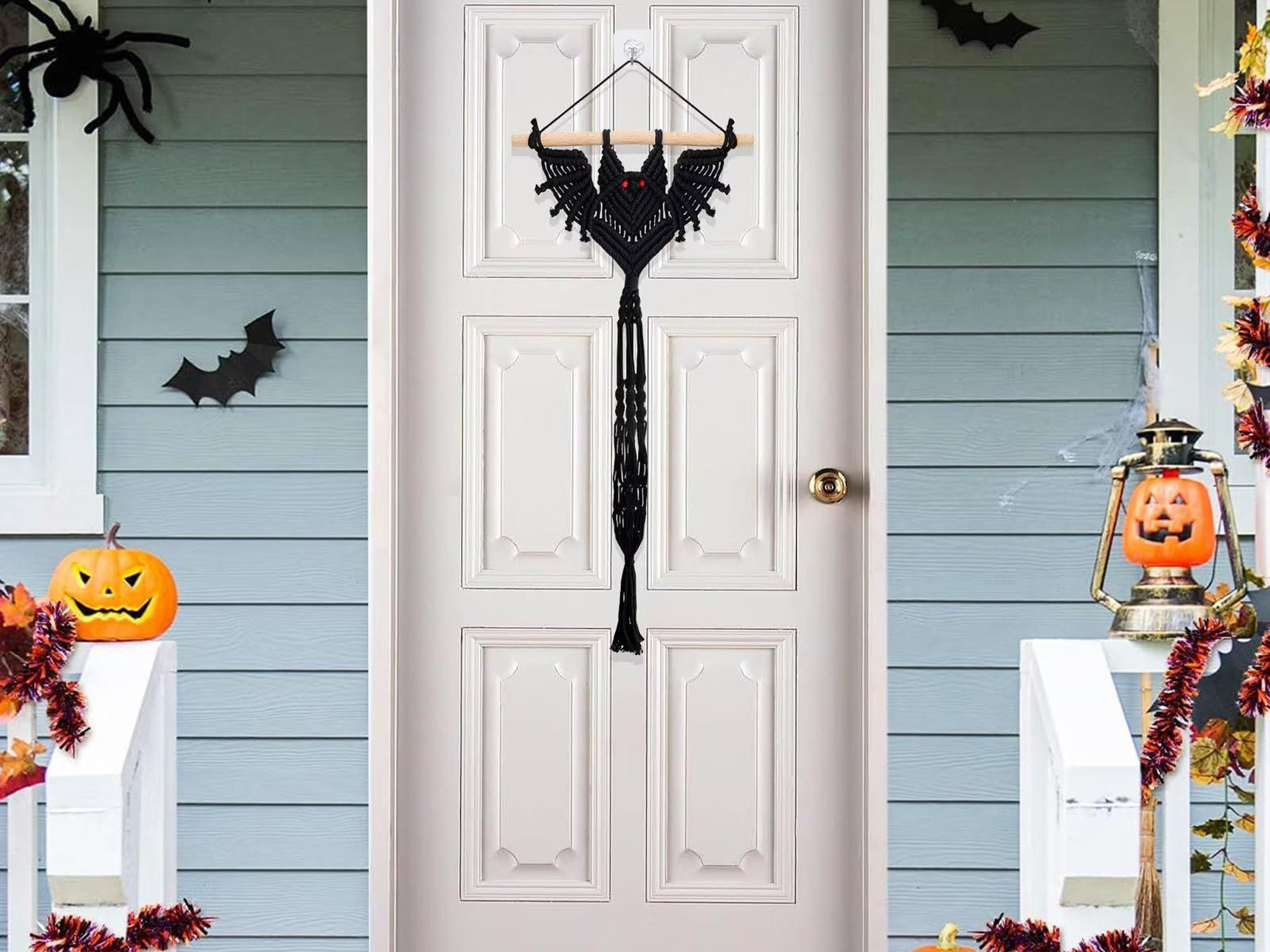 Gothic Bat Hanging Planter Woven Hanging Tapestry Hanging - Etsy