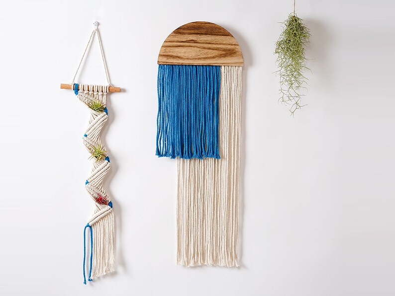 Macrame Wall Hanging, Round Shape Wall Art, Mid Century Modern, Home ...