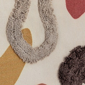 Abstract Tufting Tapestry Wall Hanging, Minimalist Macrame, Geometric ...