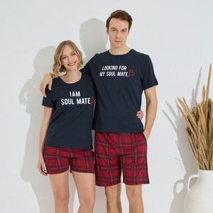 Looking for My Soul Mate I'm Soul Mate Matching Short Pajama Set With T ...