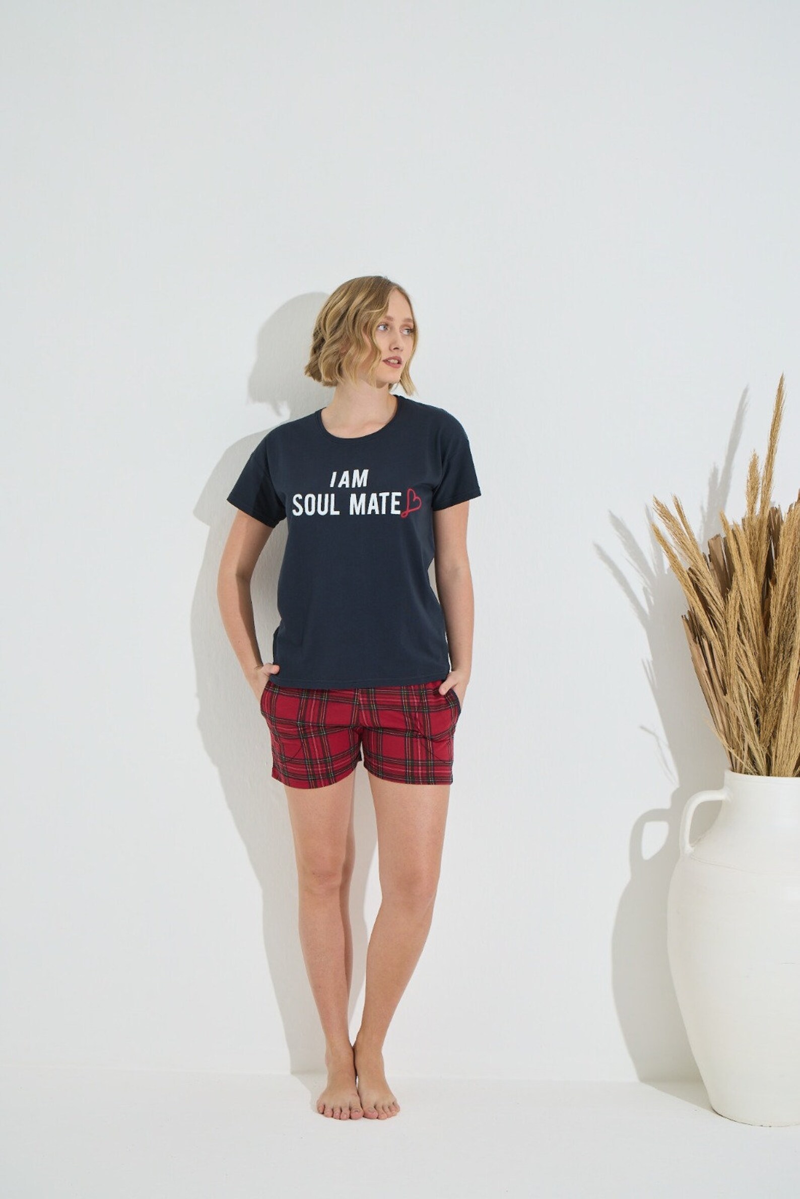 Looking for My Soul Mate I'm Soul Mate Matching Short Pajama Set With T ...