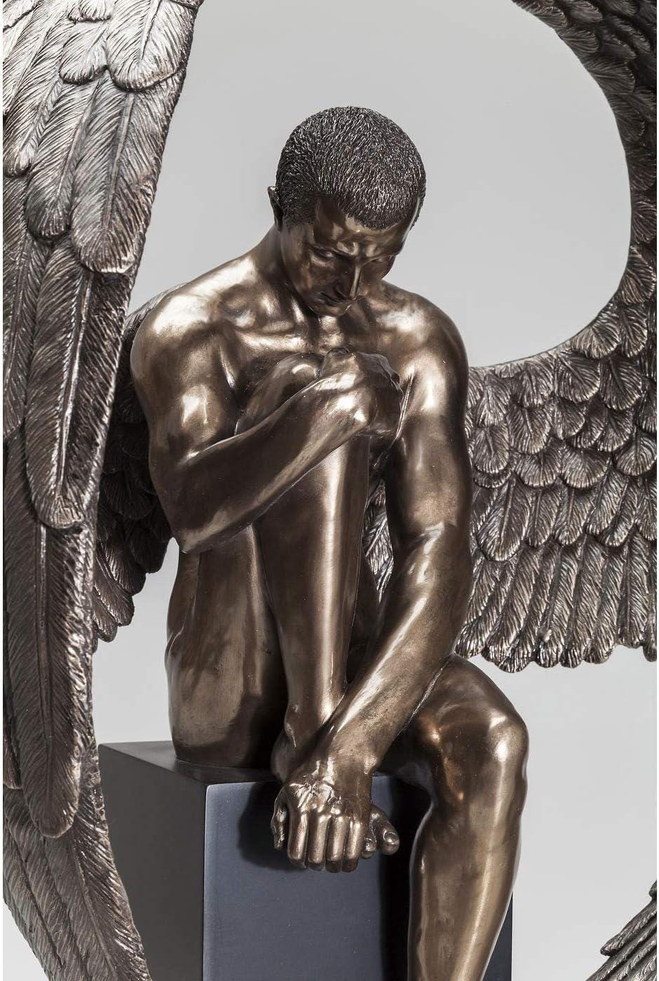Large Fallen Angel Statue: Gothic Home Decor, Titan Winged Art - Etsy