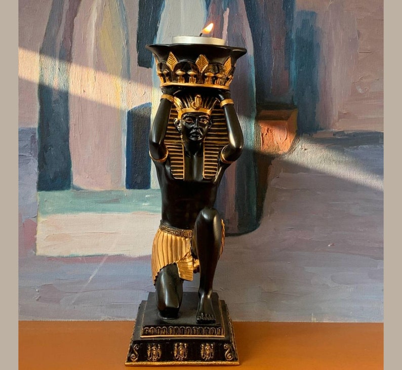 Ancient Egypt Candle Holder - Etsy