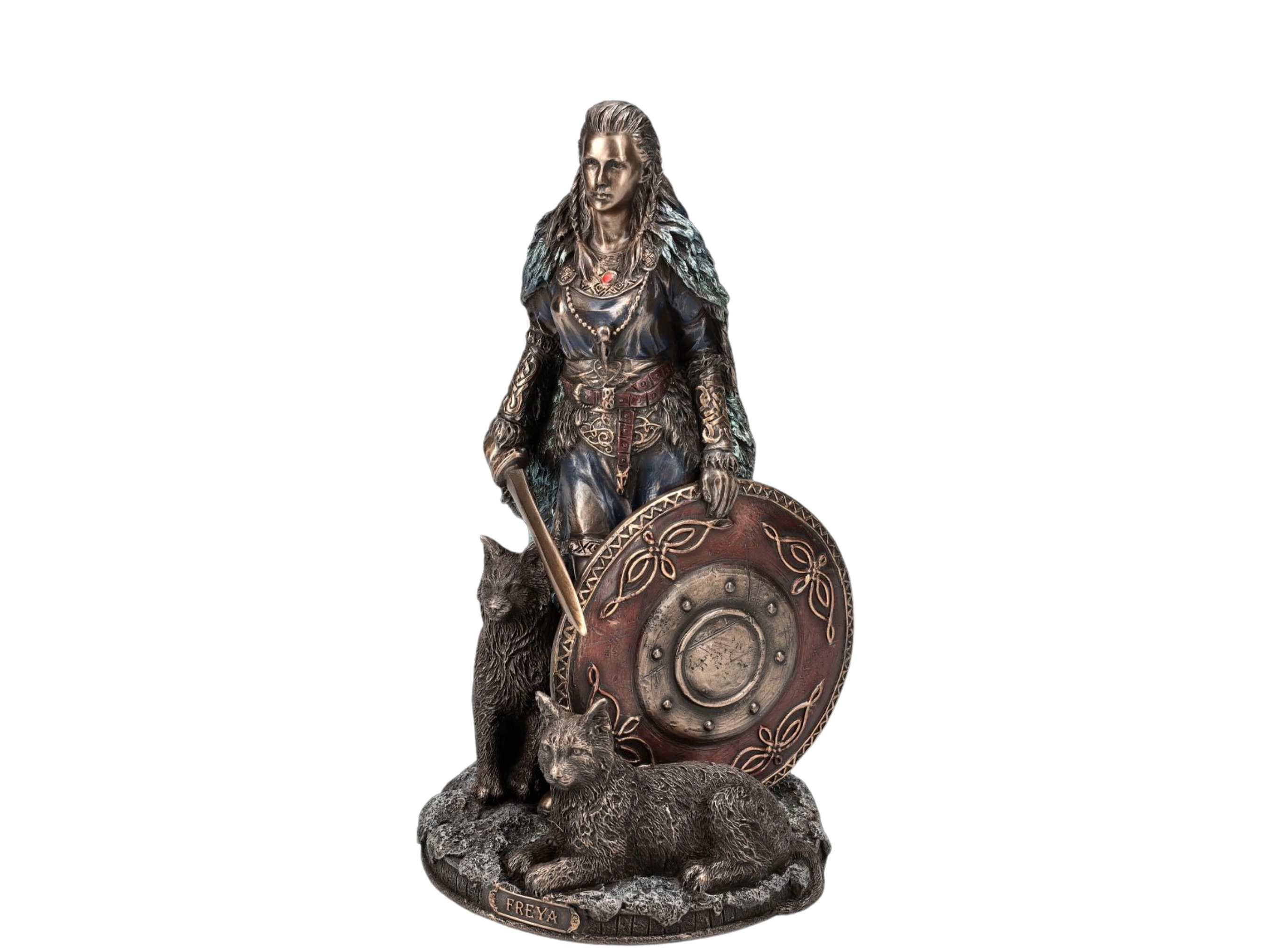 Goddess Freya Statue - Norse Mythology Decor, Pagan Altar Piece ...