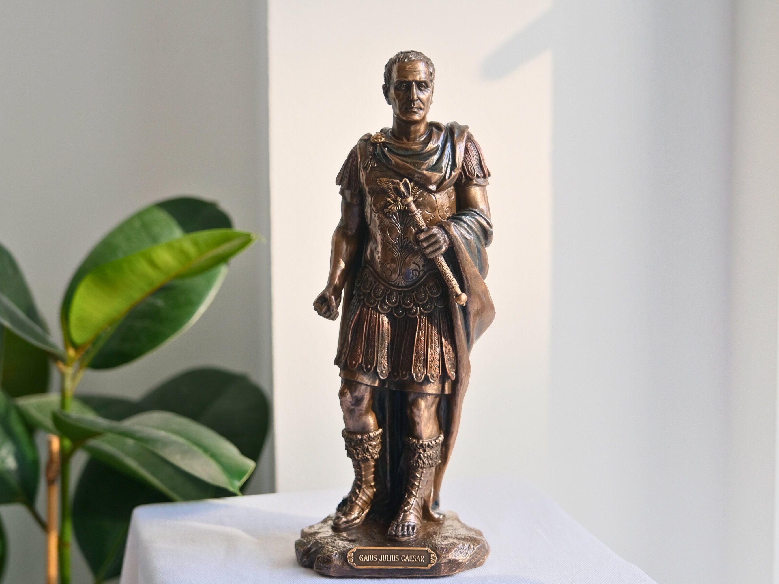 Gaius Julius Caesar Statue Unique Roman Empire Bust for Home Decor ...