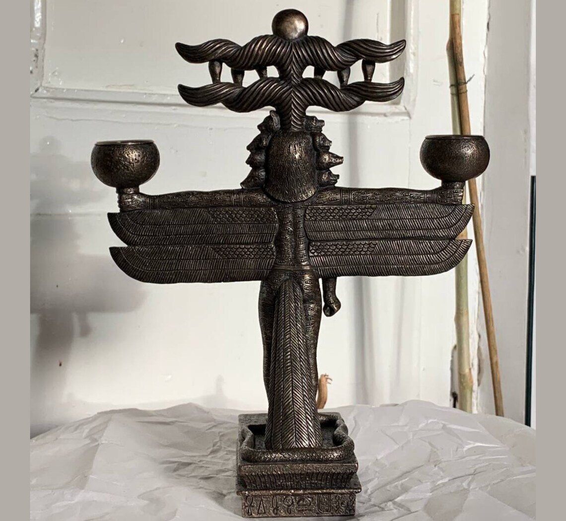 Bronze Pentheus Statue, Greek Mythology Candlestick - Etsy