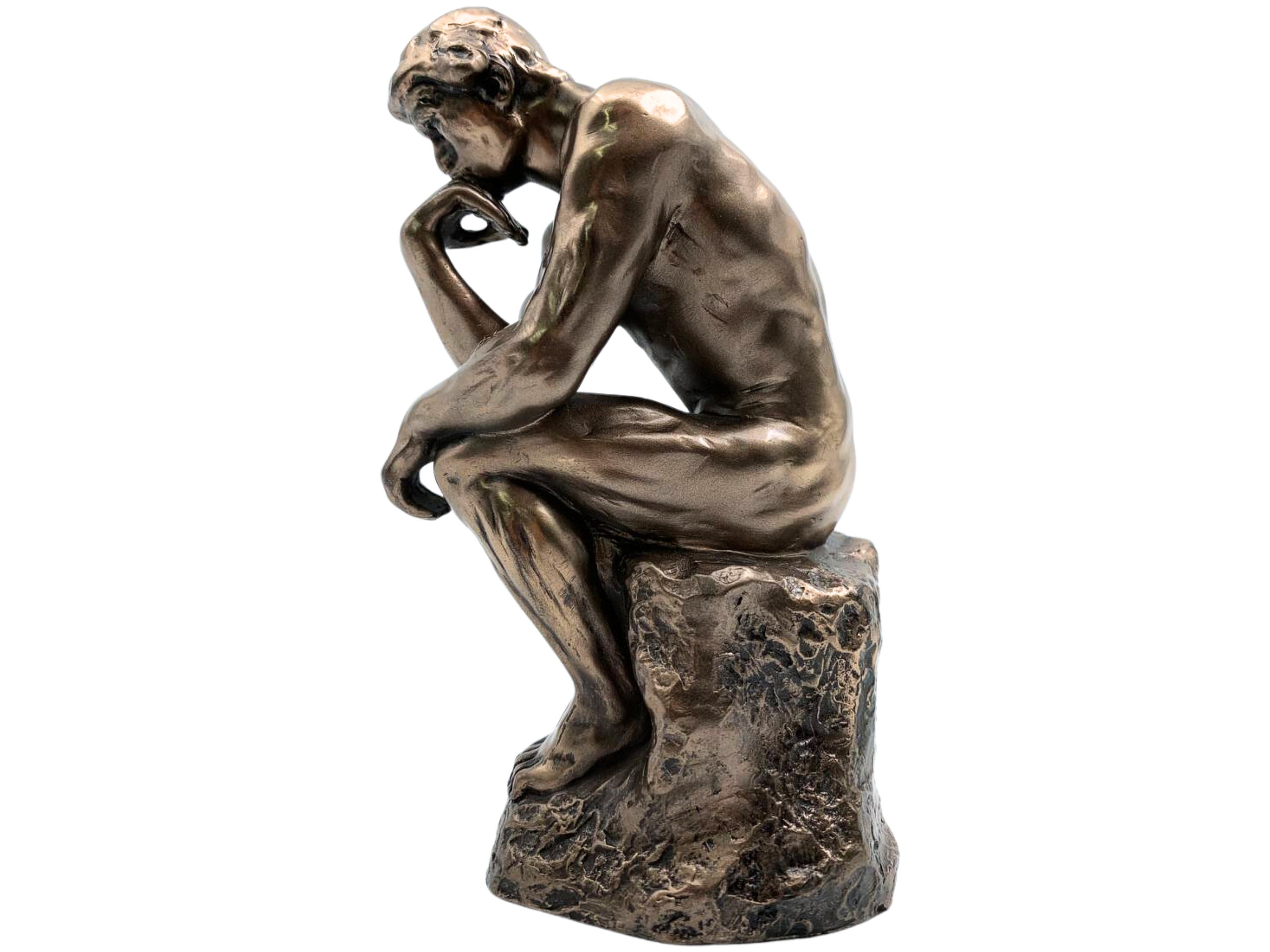 Auguste Rodin Thinker Man Statue. - Etsy