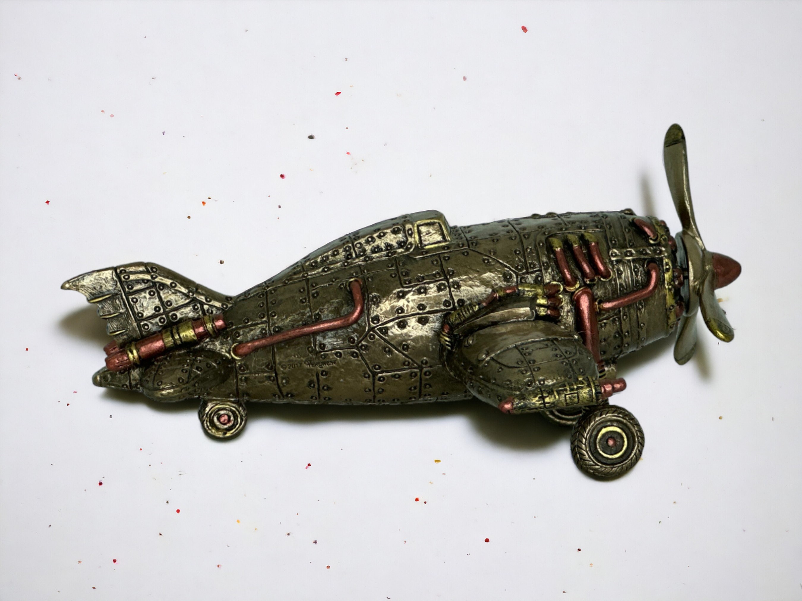 Steampunk Airplane Decor: Cold Cast Bronze Vintage Sculpture - Etsy