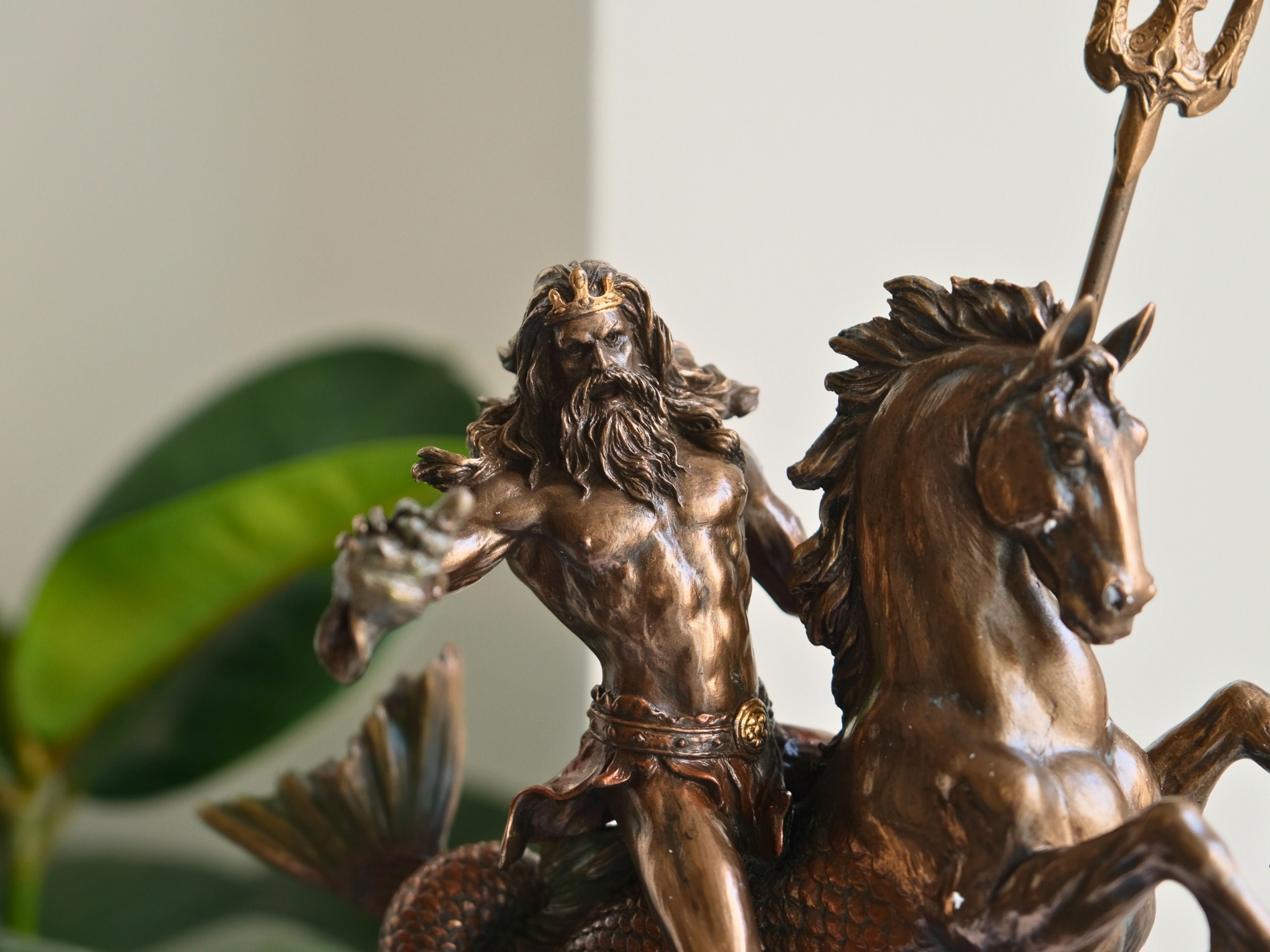 Poseidon Statue, Greek Mythology Sculpture, Gift for Christmas - Etsy