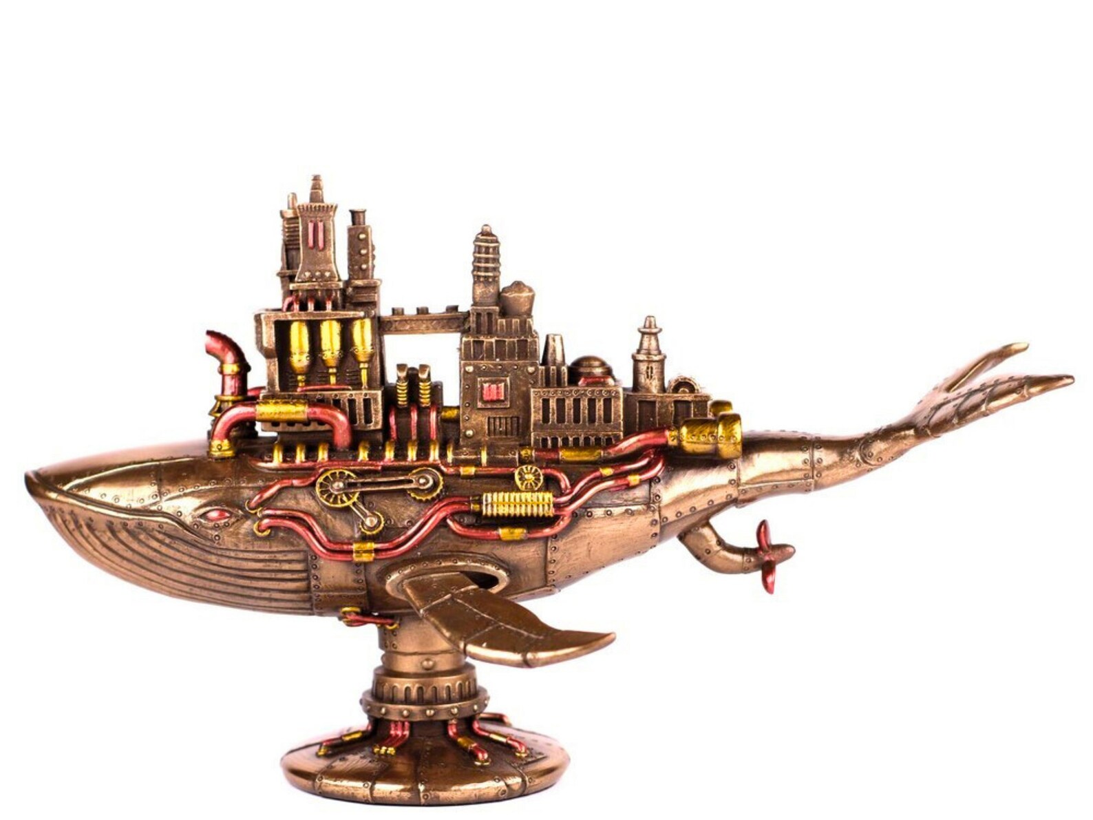 Steampunk Whale Shaped Submarine Statue, Steampunk Whale Figurine - Etsy