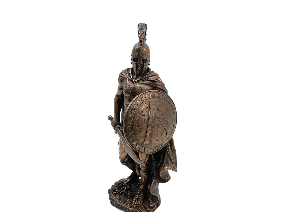 King Leonidas Statue, Leader of the Battle of Thermopylae, Hand-painted ...