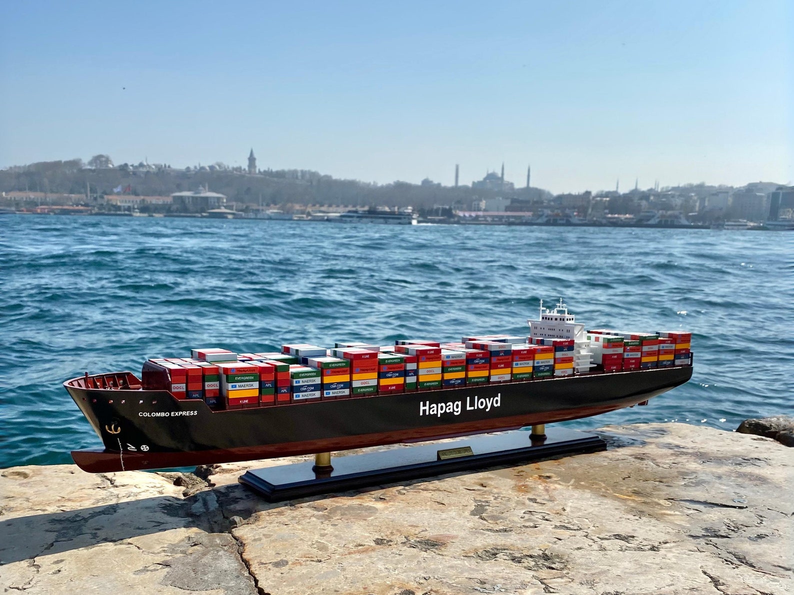 Hapag Lloyd Container Ship Model, Colombo Express Ship, Nautical Decor ...