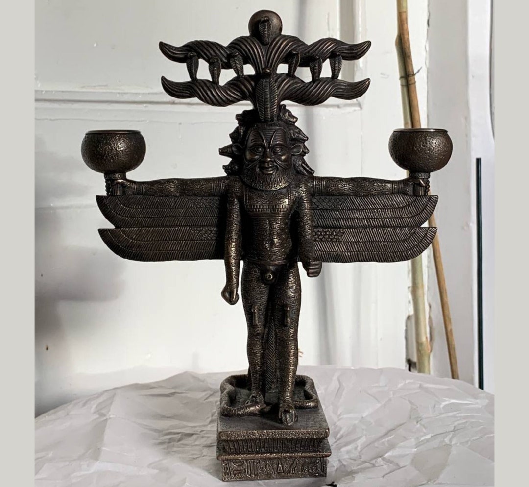 Bronze Pentheus Statue, Greek Mythology Candlestick - Etsy