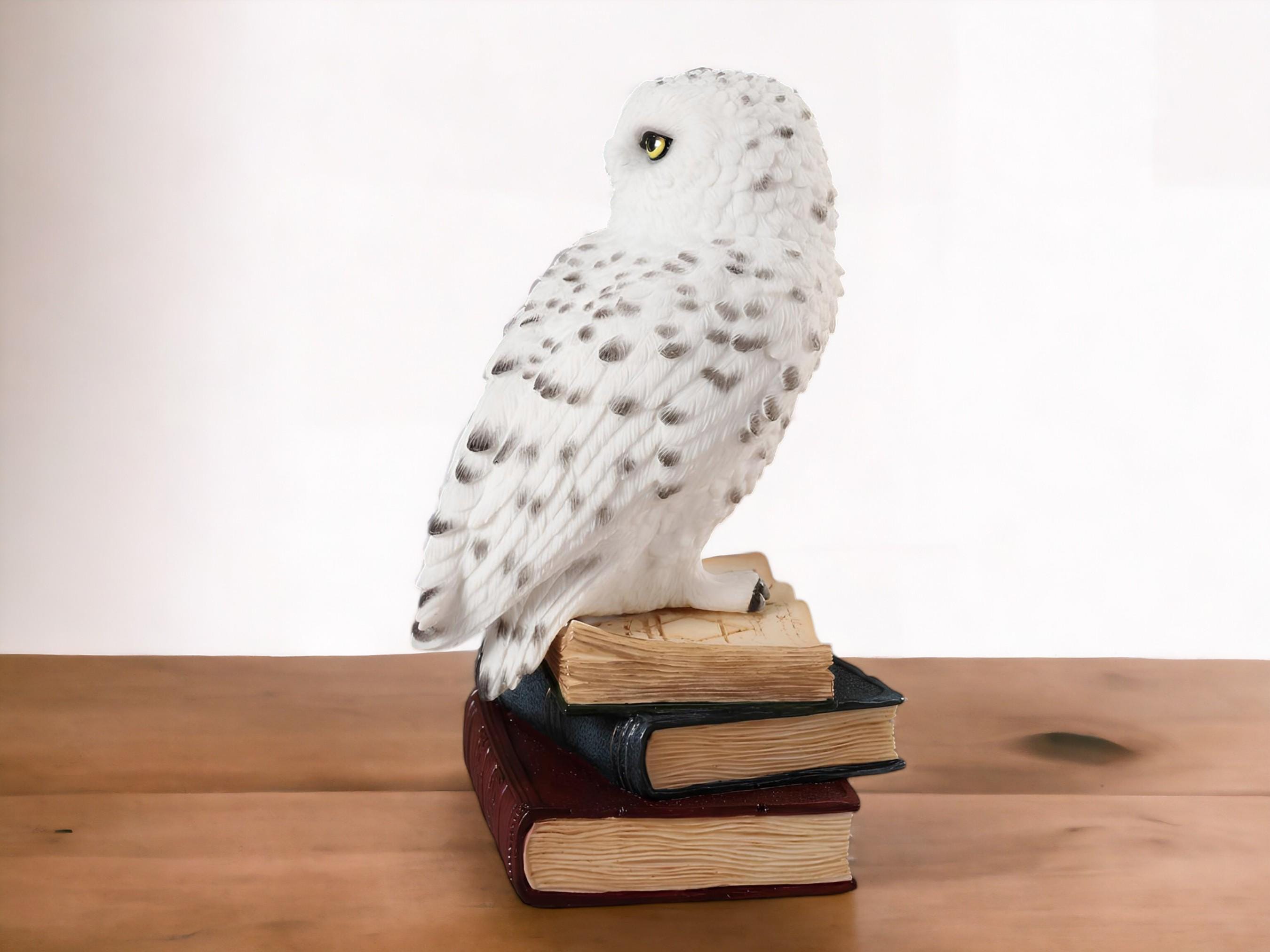 Snowy Owl Statue – Wizard Decor & Mystical Home Art - Etsy