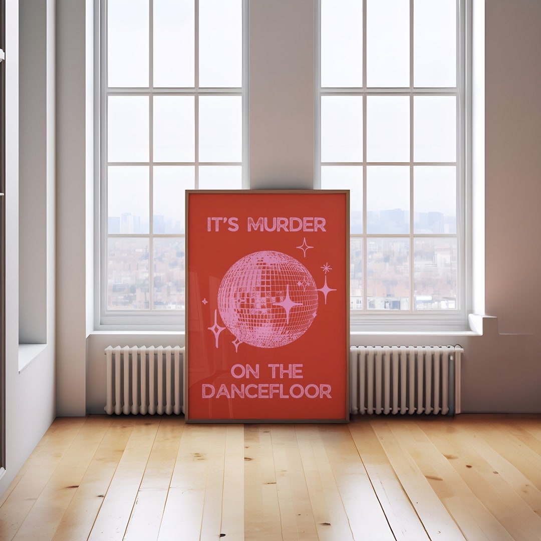 Saltburn Inspired Print Digital Poster With 'murder on the Dance Floor ...