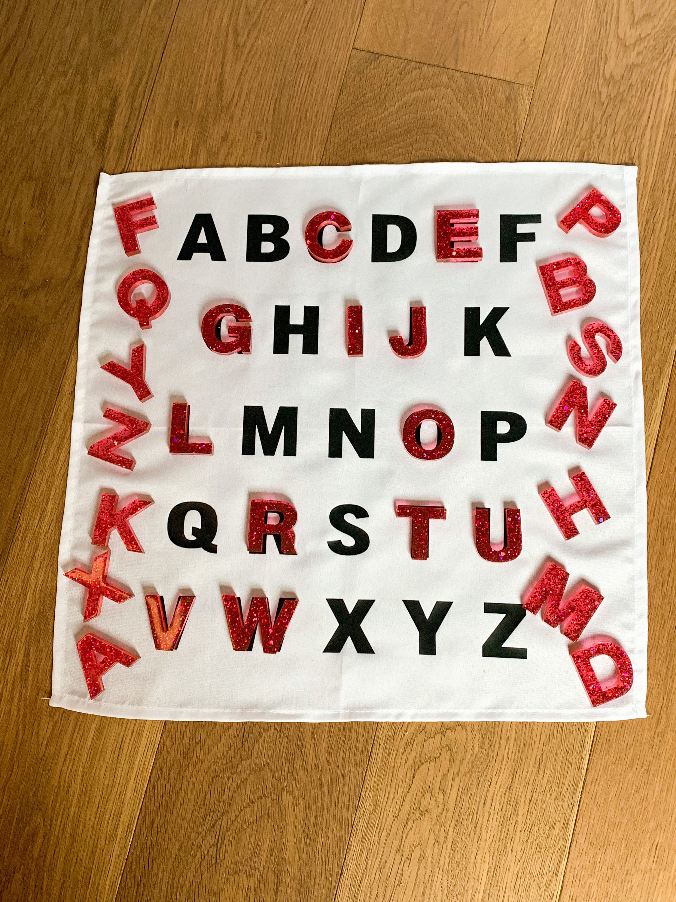 Letter Mat | Alphabet Mat | Letter Matching Game | Letter Play Mat ...