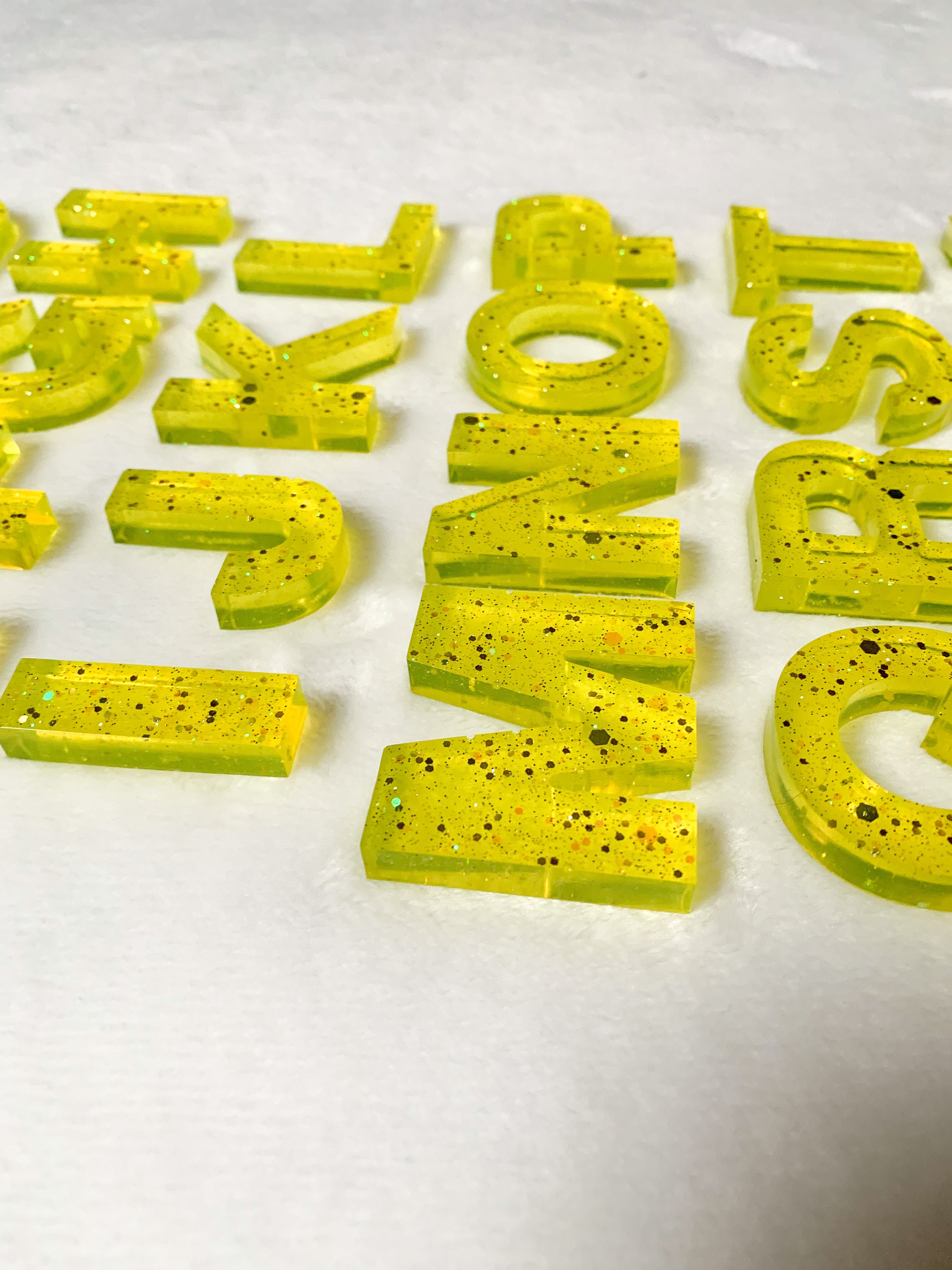 Resin Alphabet | Resin Letter | Uppercase Letter Set - Etsy