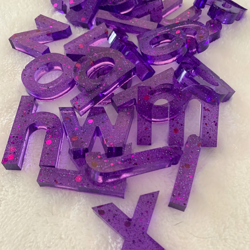 Handmade Resin Alphabet - Etsy