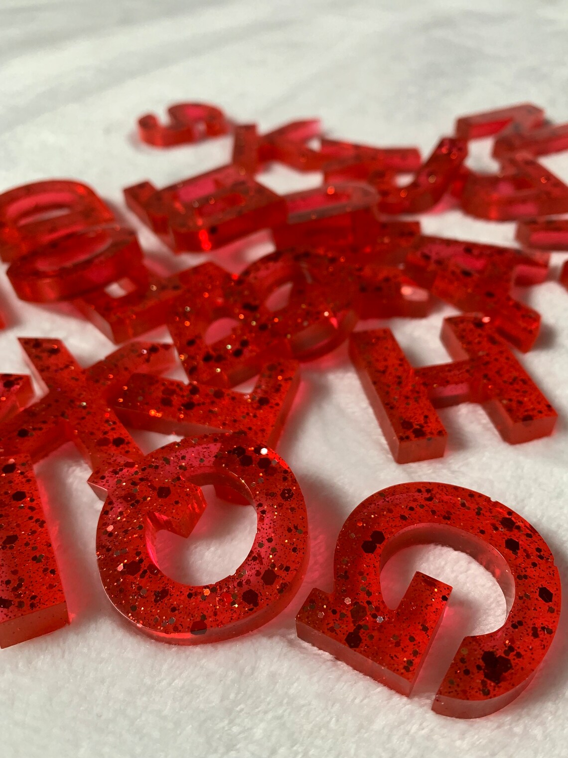 Resin Alphabet Resin Letter Uppercase Letter Set - Etsy