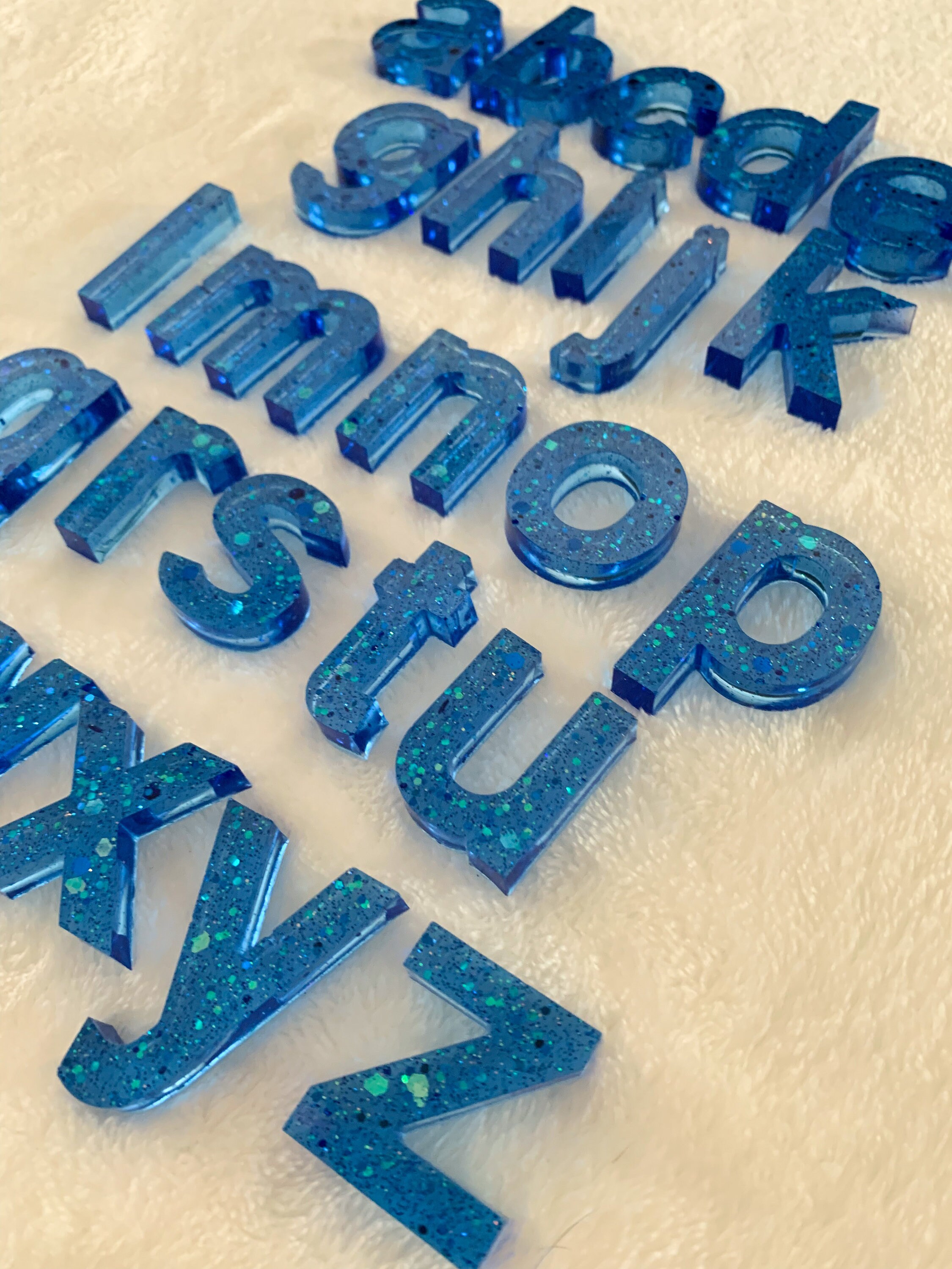 Resin Alphabet | Resin Letter | Lowercase Letter Set - Etsy