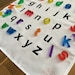 Letter Mat | Alphabet Mat | Letter Matching Game | Letter Play Mat ...