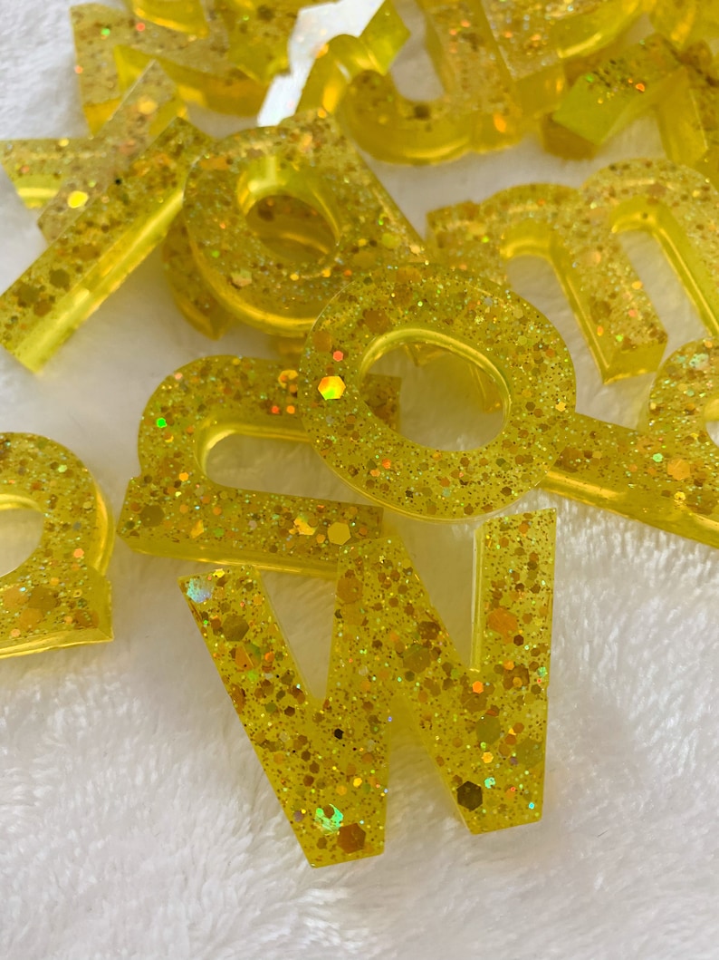 Resin Alphabet | Resin Letter | Lowercase Letter Set - Etsy