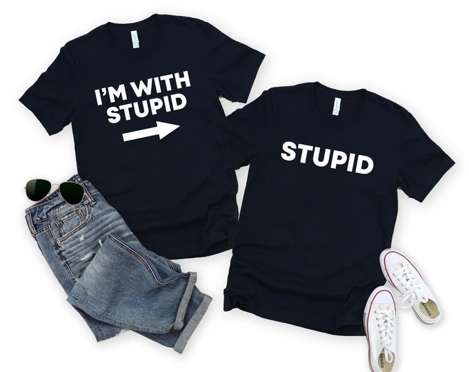 David Rose I'm Stupid Shirt Patrick Brewer I'm With Stupid Tshirt Davi ...
