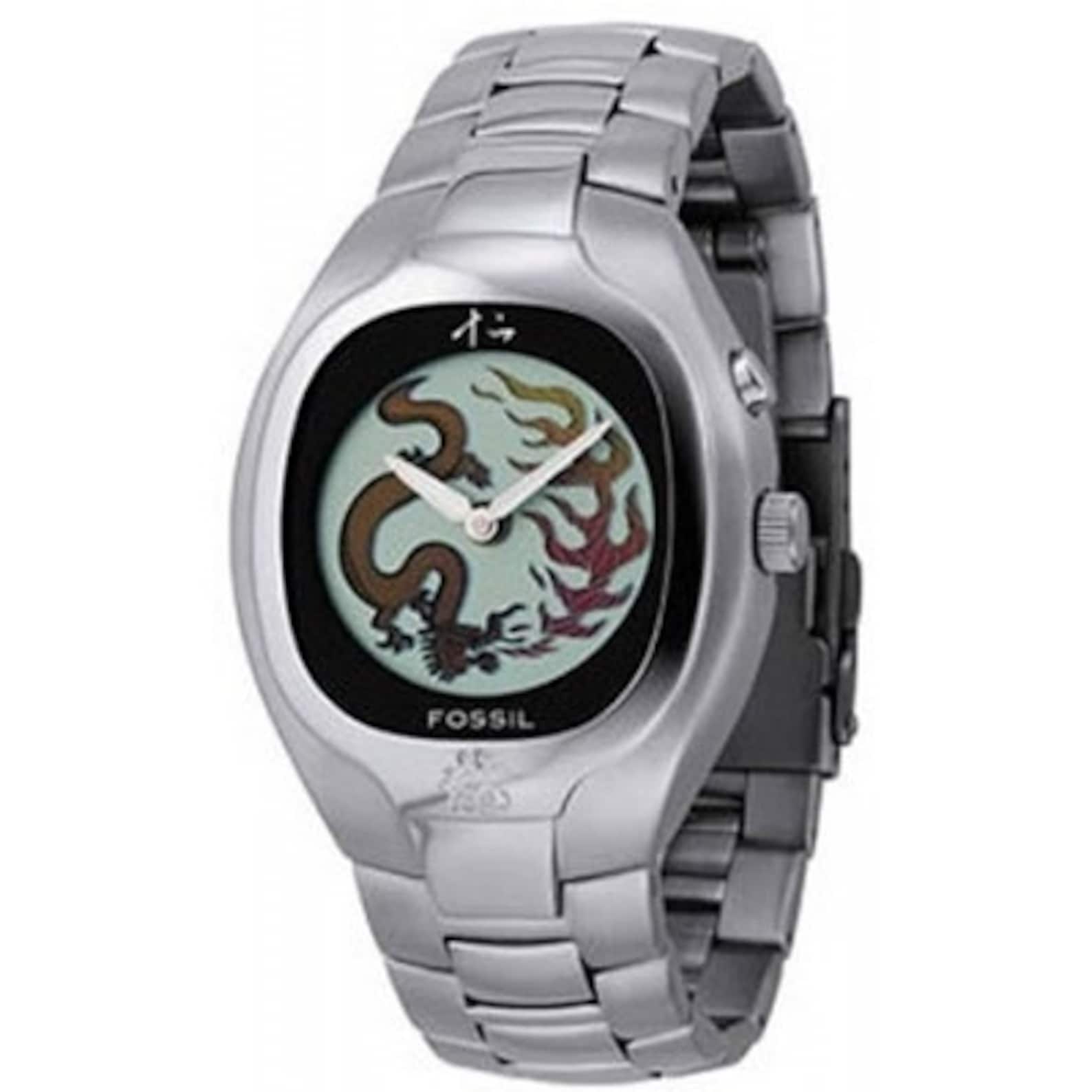 Fossil Big Tic Dragon Flame Digital Animated Dial Vintage Wrist Watch JR 8097 - Etsy