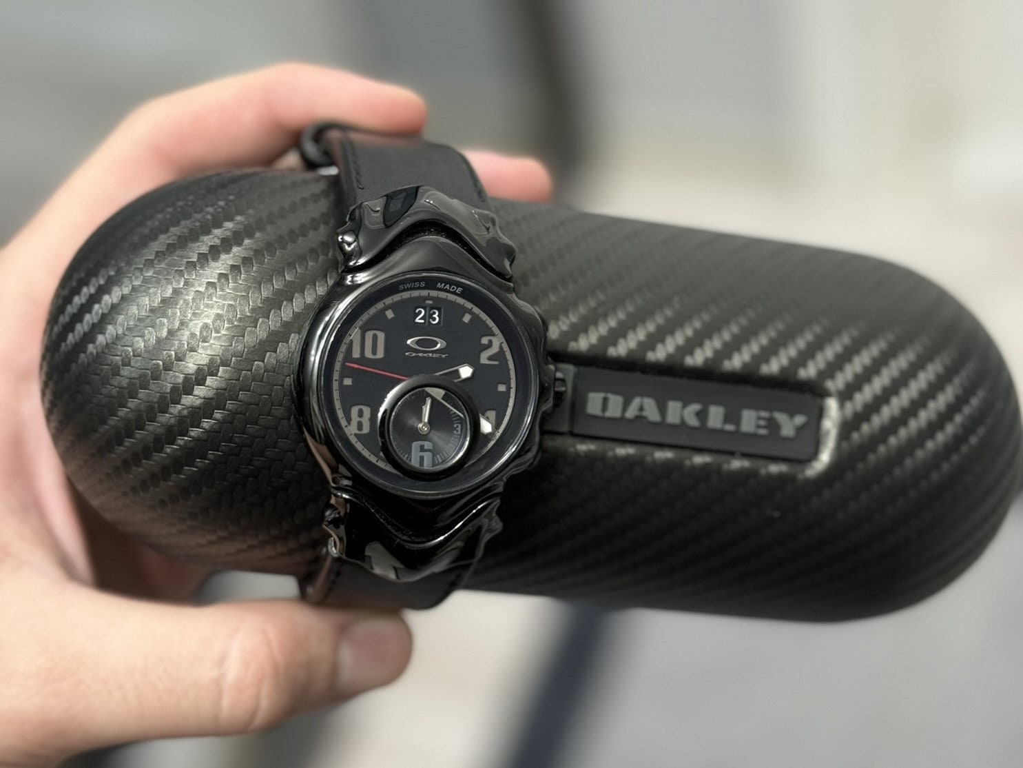 Oakley Judge 2 Chronograph Black Dial Swiss Wrist Watch 2004 Oakley Judge 2 Chronograph Black Dial Swiss Wrist Watch 2004
